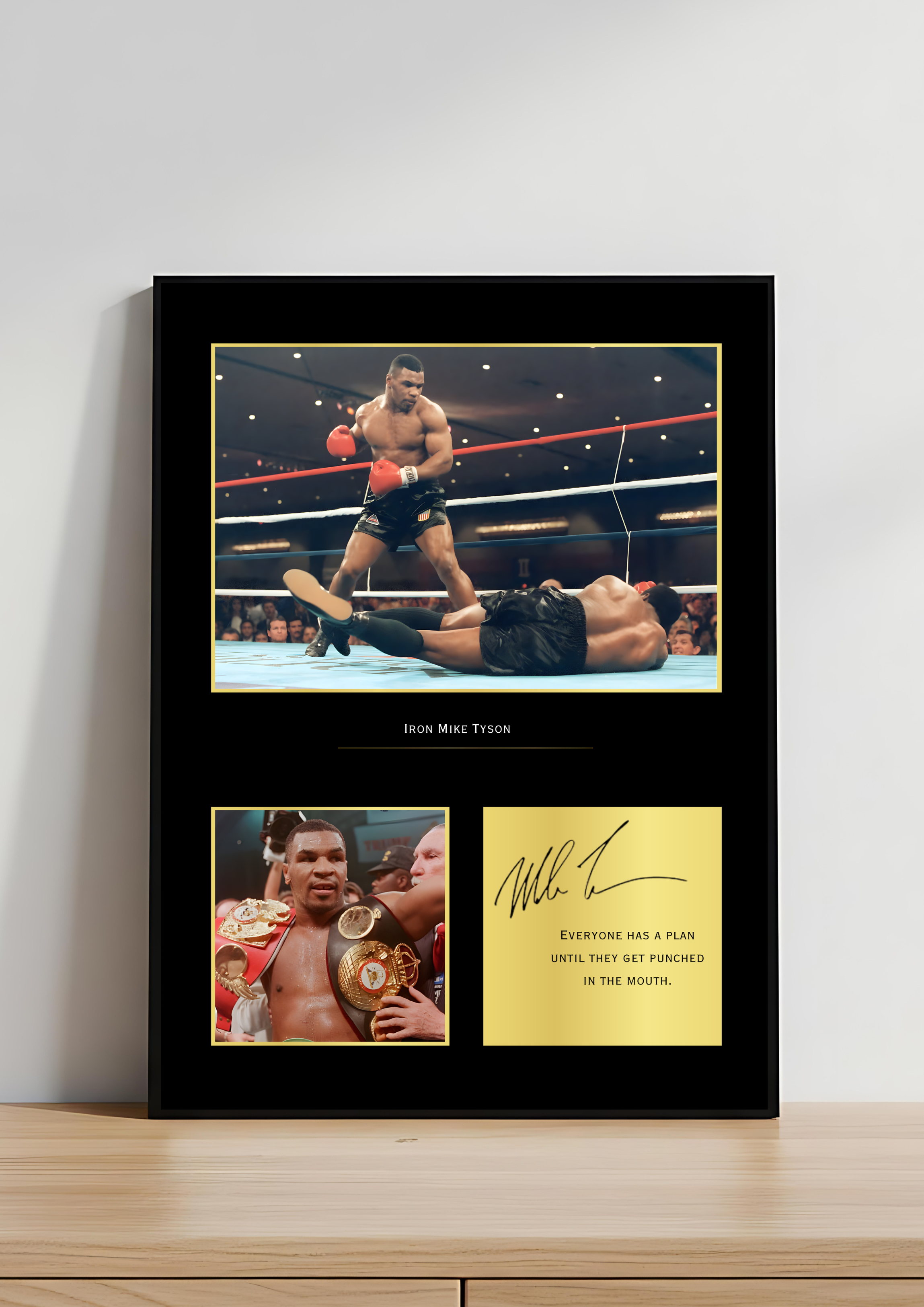 Mike Tyson Boxing Art Print | Iron Mike Poster | Heavyweight Legend Wa ...